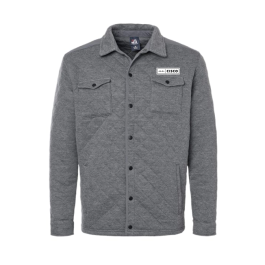 Core Quilted Jersey Shirt Jacket - Grey (Men's)